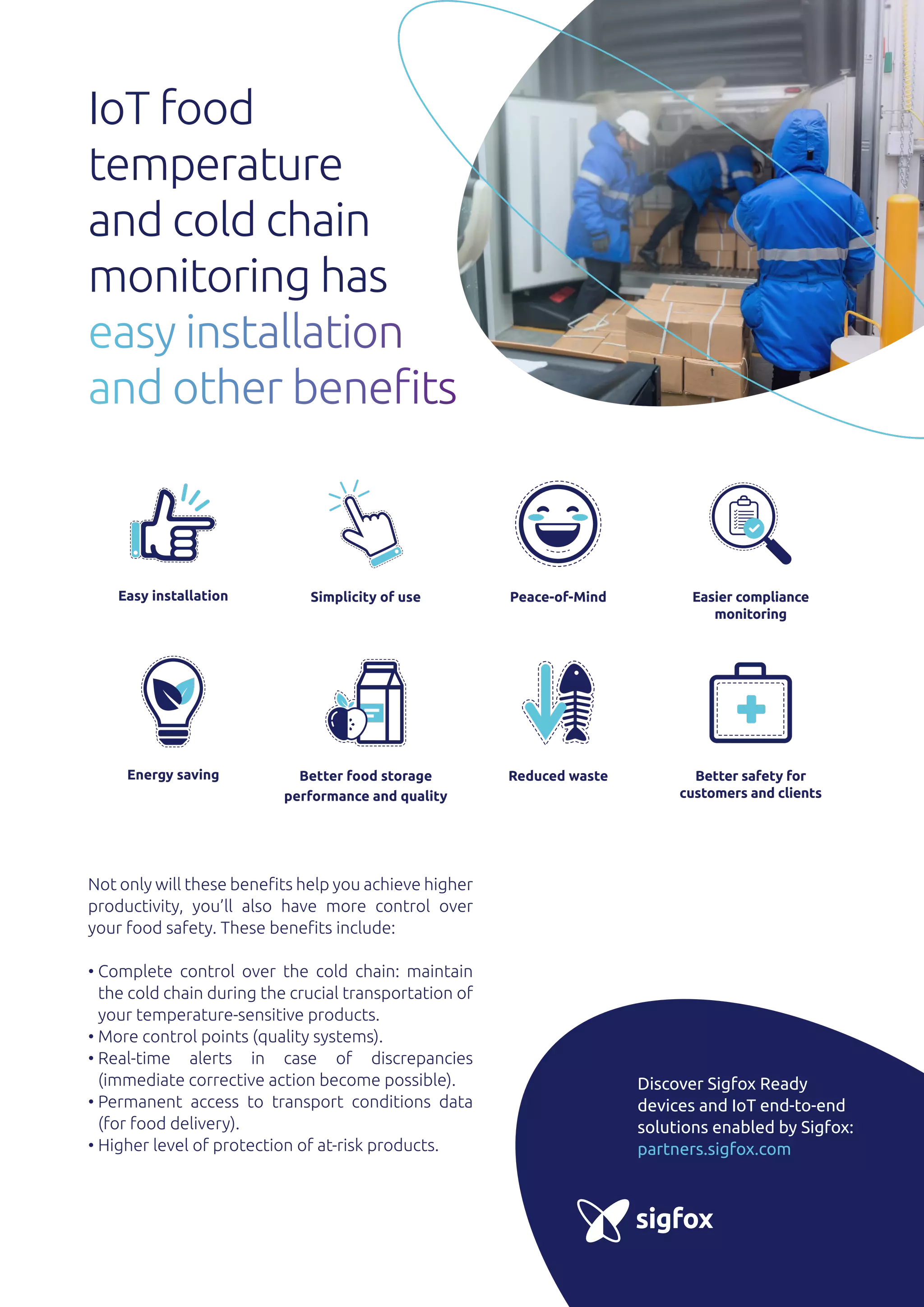 Food temperature cold chain monitoring sensors ensure better food ...