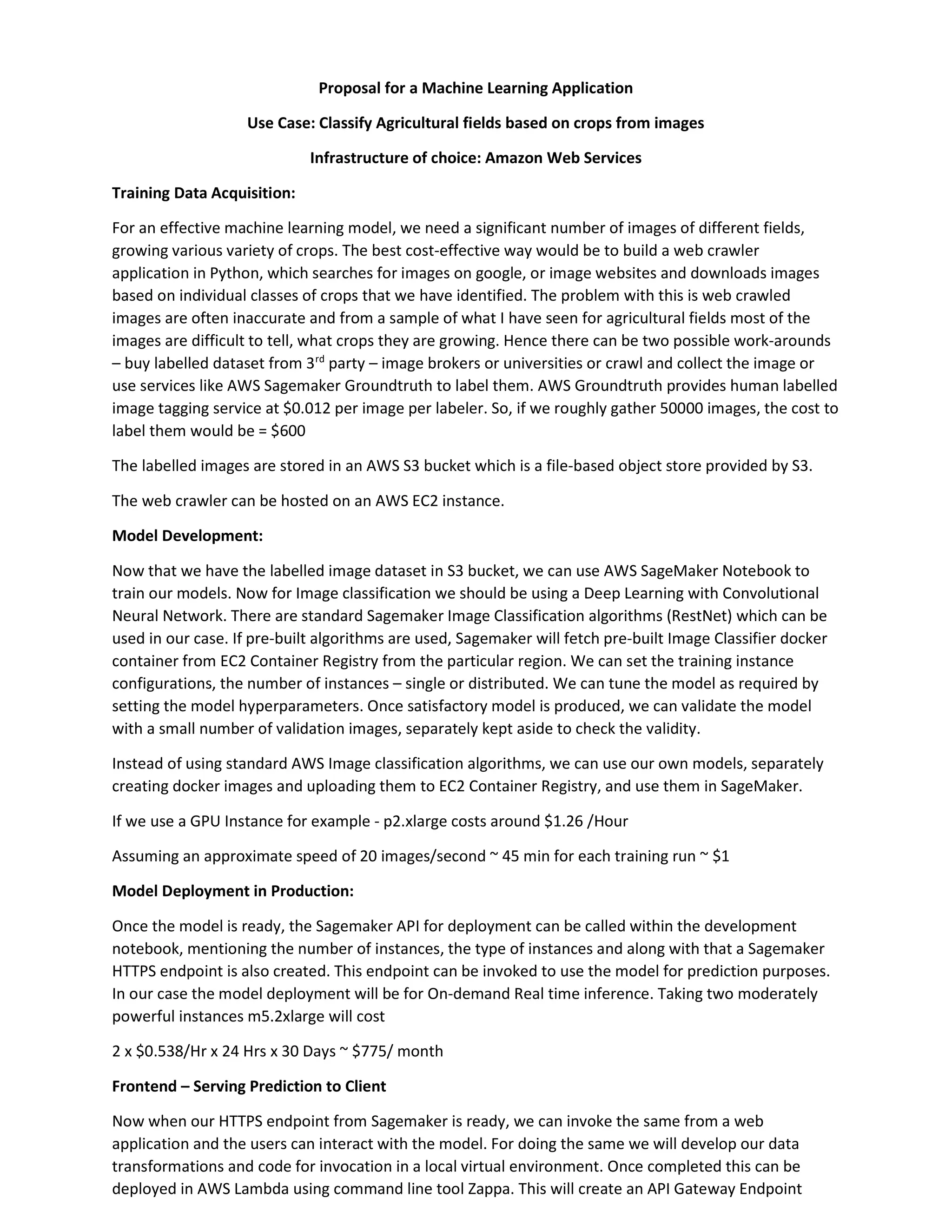 Machine Learning Use Case - Agriculture | PDF