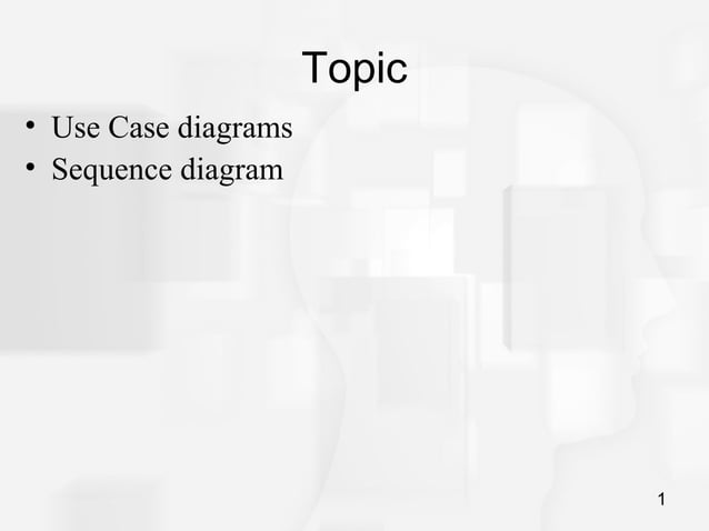 Use case Diagram and Sequence Diagram | PPT | Technology & Computing