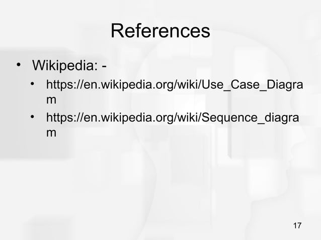 Use case Diagram and Sequence Diagram | PPT | Technology & Computing