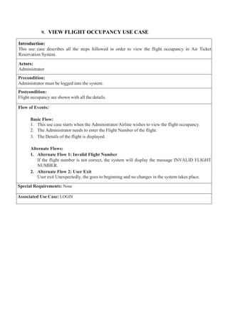 USE CASE DESCRIPTION of Air Ticket Reservation system.docx