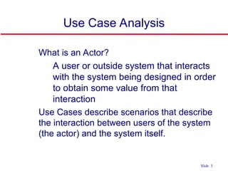 lecture 04 use cases unified modelling language 2 | PPT