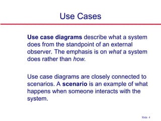 lecture 04 use cases unified modelling language 2 | PPT