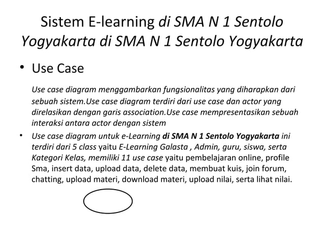 Usecase elearning | PPT