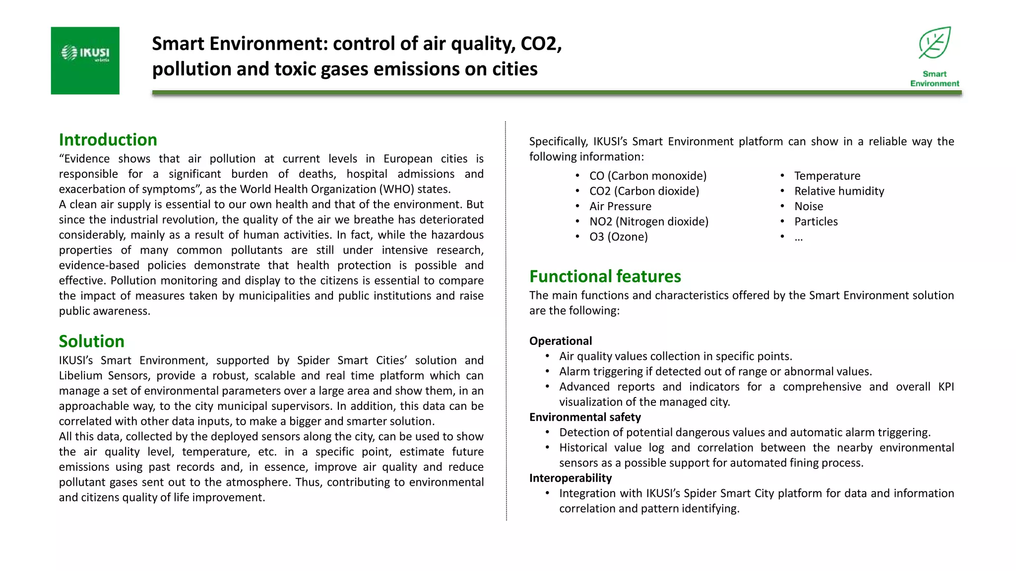 Smart Environment | PPTX
