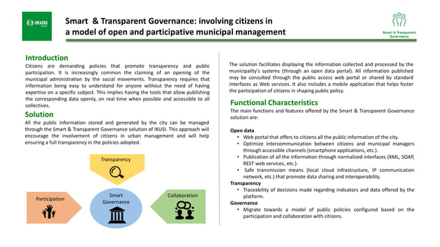 Transparent Governance | PPTX