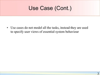 Use Case Model with components in software.ppt
