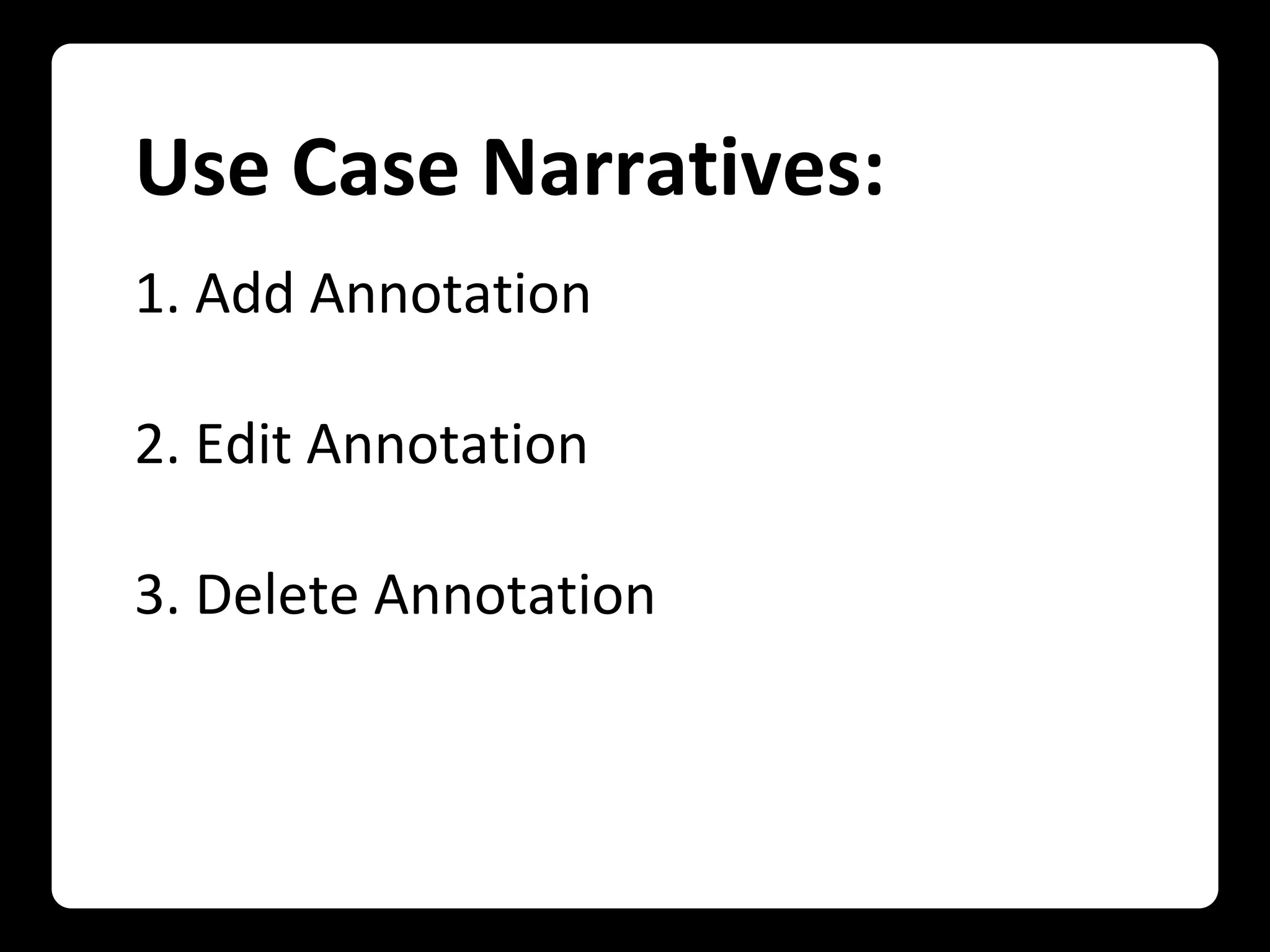 Use Case Narratives | PDF | Technology & Computing