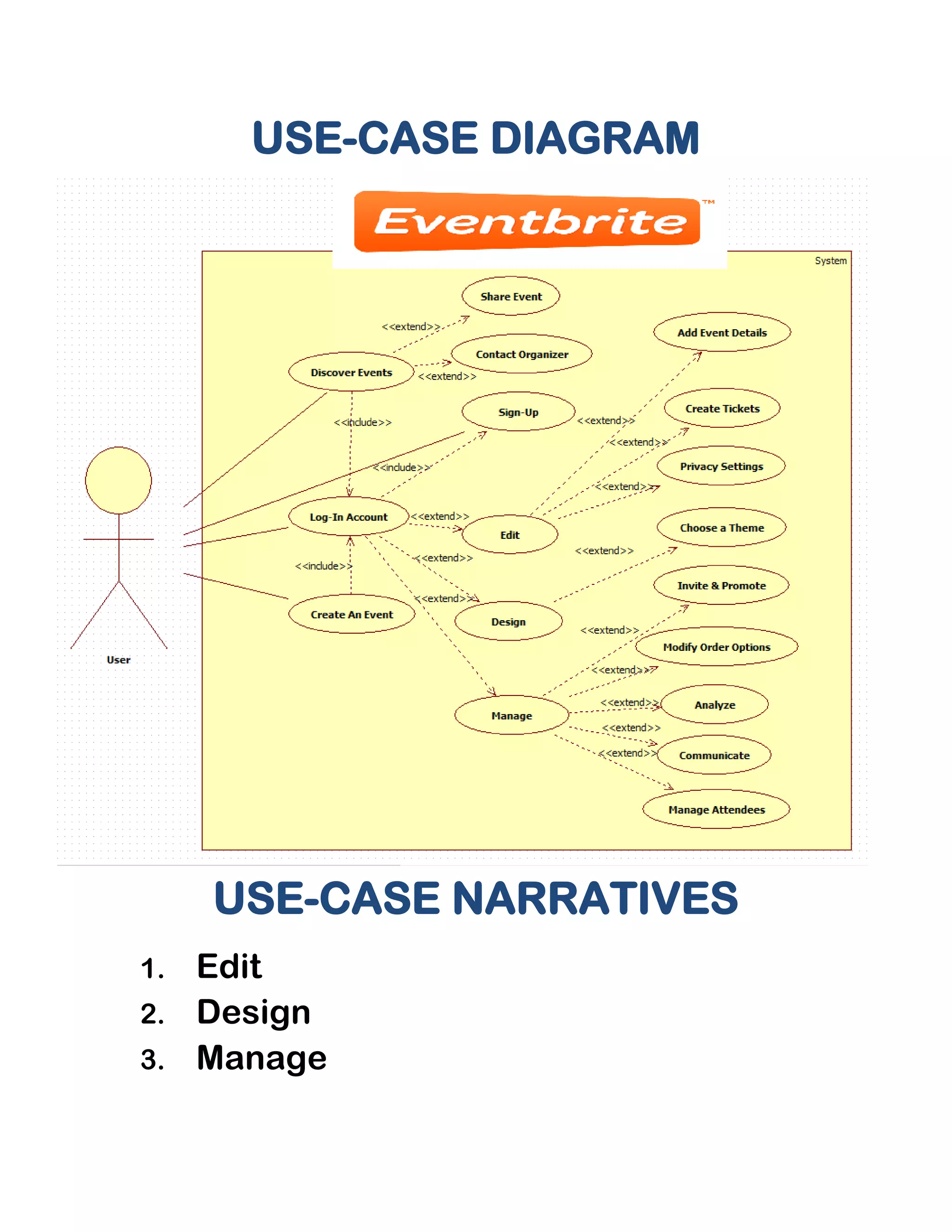 Use case narratives | DOCX