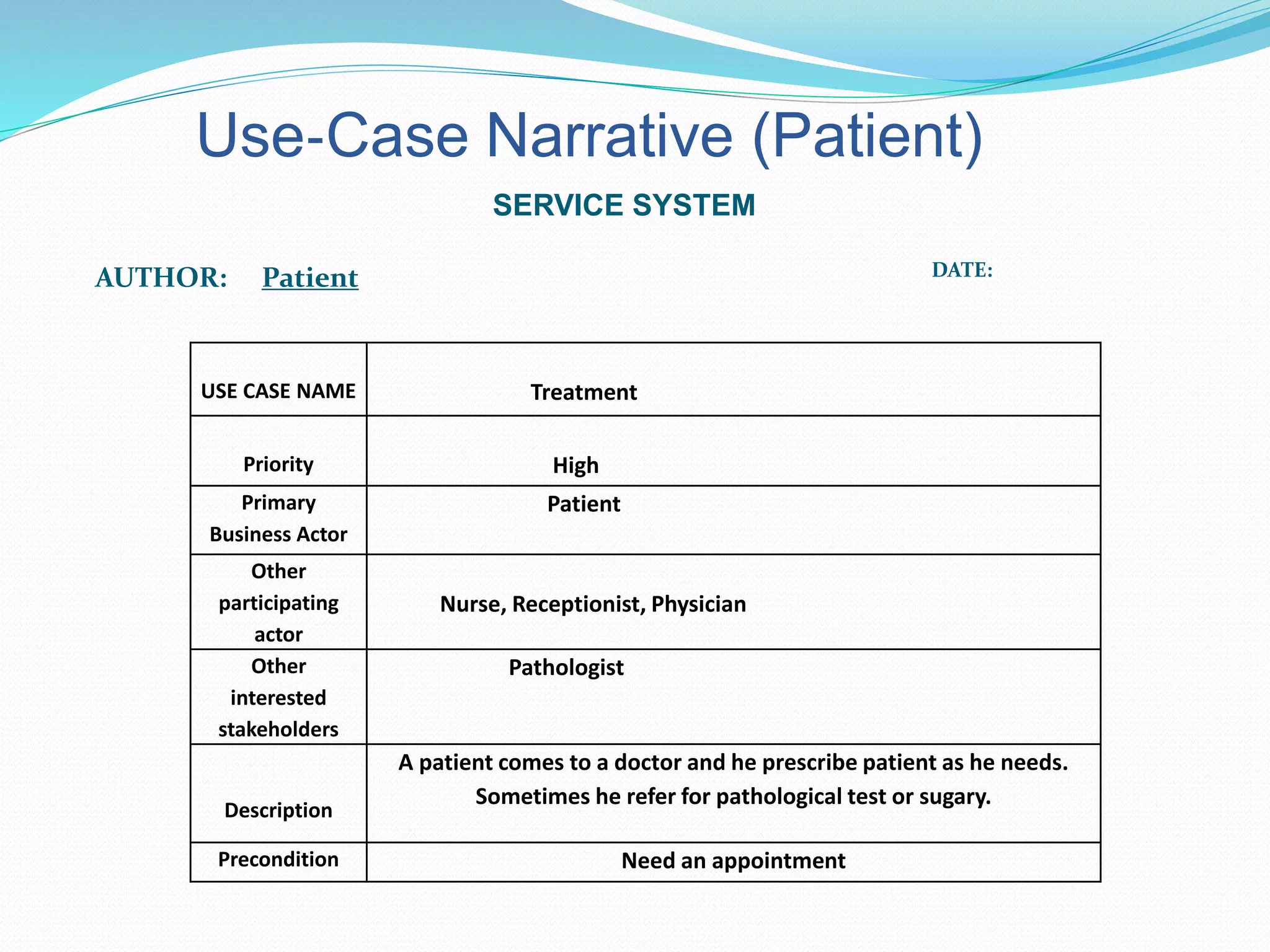 Use case of hospital managment system | PPTX