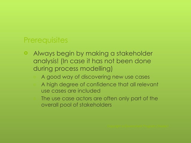 Usecase Presentation | PPT