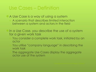 Usecase Presentation | PPT