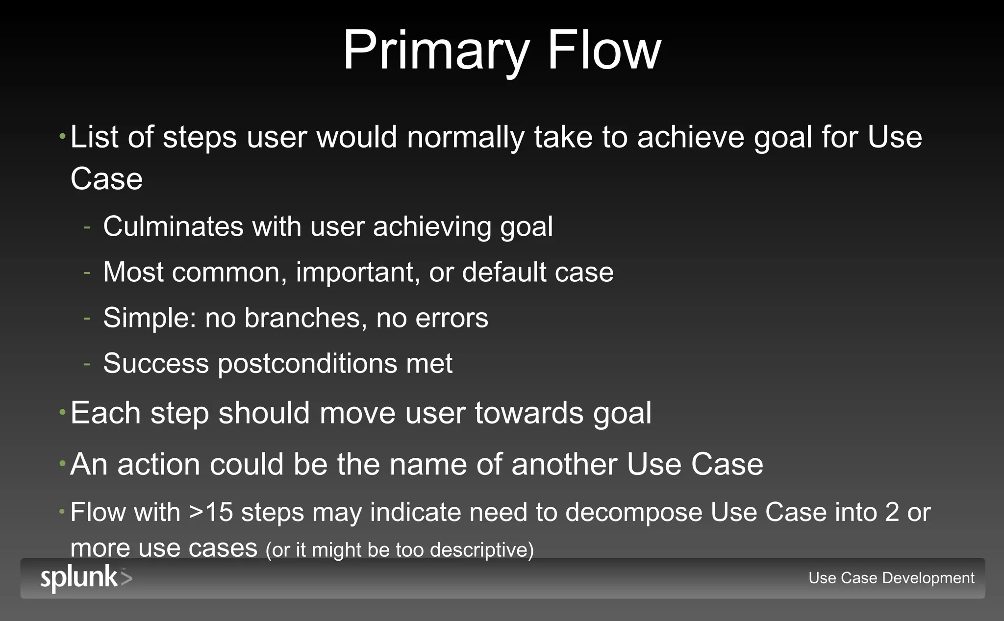 Splunk | Use Case Training | PPT