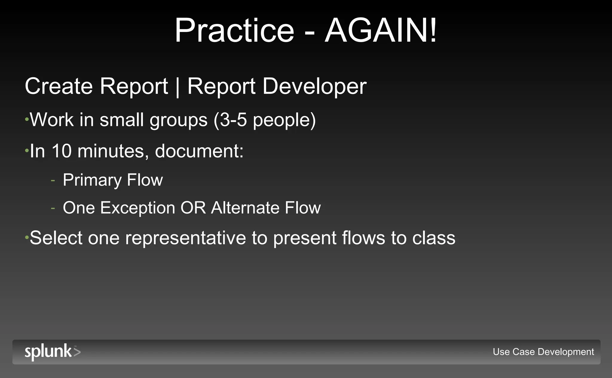 Splunk | Use Case Training | PPT