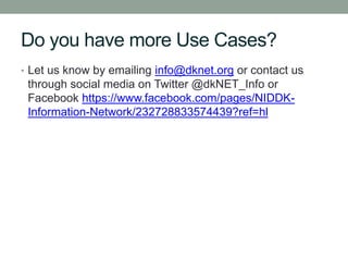 dkNET Sample Searches | PPT