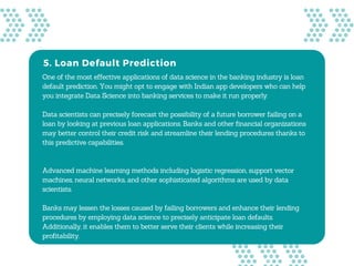 Data Science Use Cases in The Banking and Finance Sector | PDF