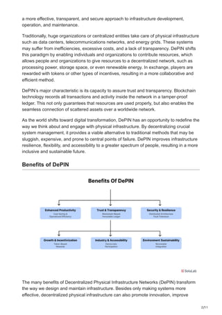 Top 10 Use Cases of DePIN in 2025 - SoluLab | PDF