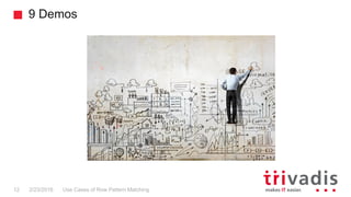 Use Cases of Row Pattern Matching in Oracle 12c | PDF | Databases | Computer Software and ...