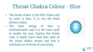 Use chakra stones of specific chakra colors to heal yourself | PPT
