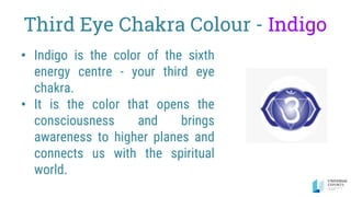 Use chakra stones of specific chakra colors to heal yourself | PPTX