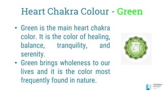 Use chakra stones of specific chakra colors to heal yourself | PPTX