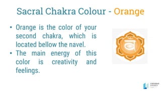 Use chakra stones of specific chakra colors to heal yourself | PPT