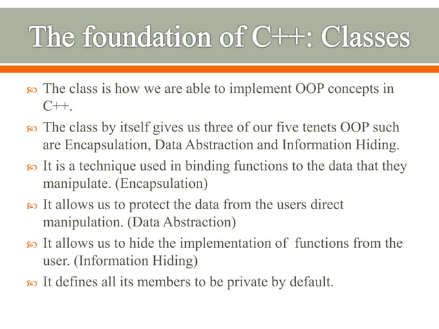 Use Classes with Object-Oriented Programming in C++.ppt