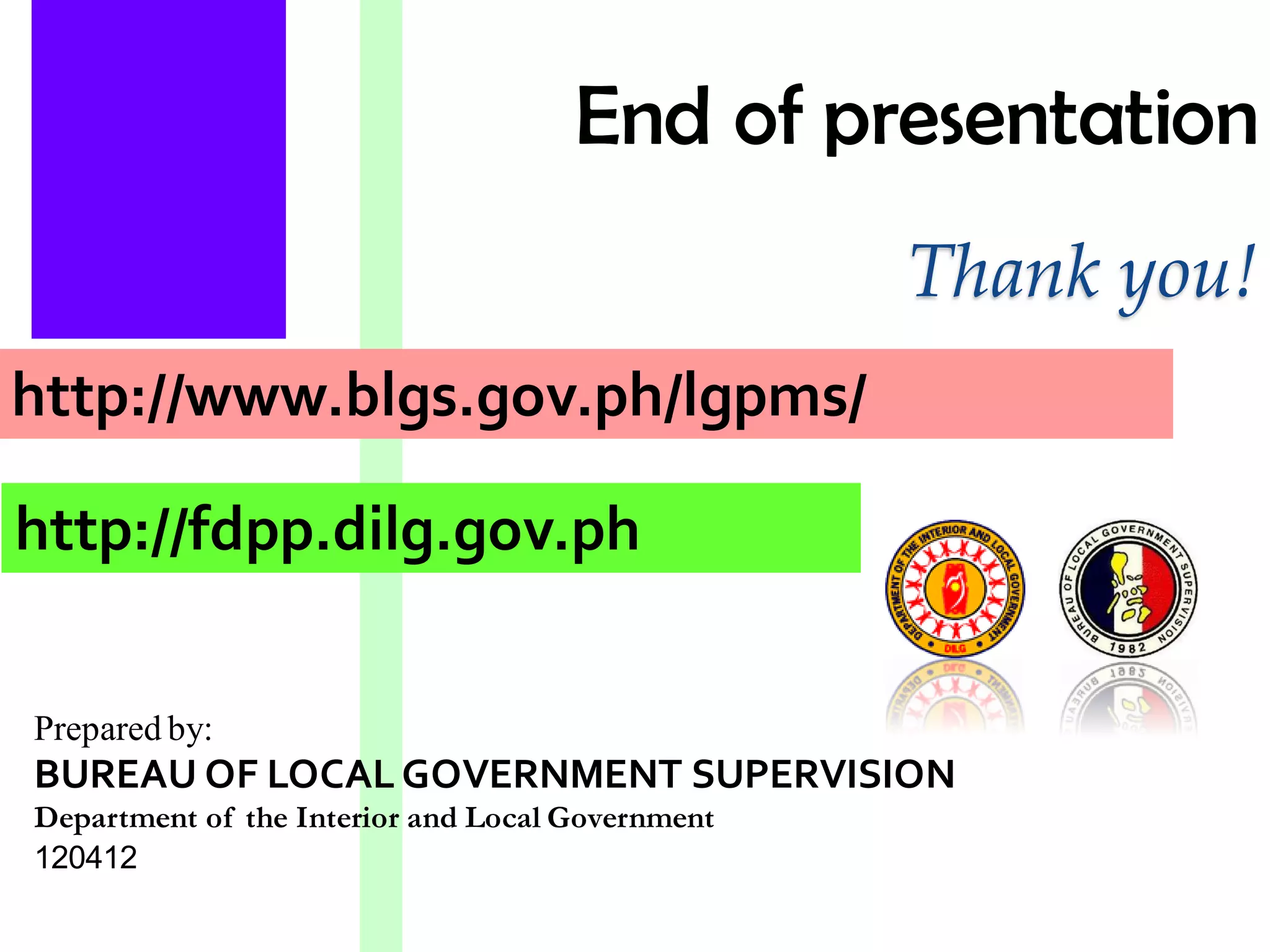 DILG mandate of General Supervision | PDF