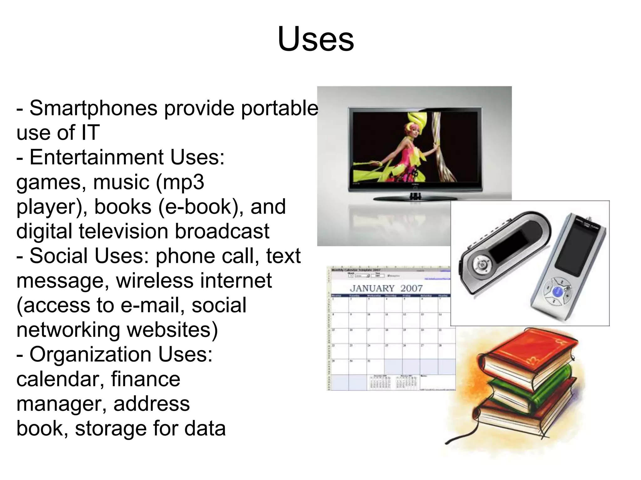 Smartphones and Mobile Phone Technology | PPTX