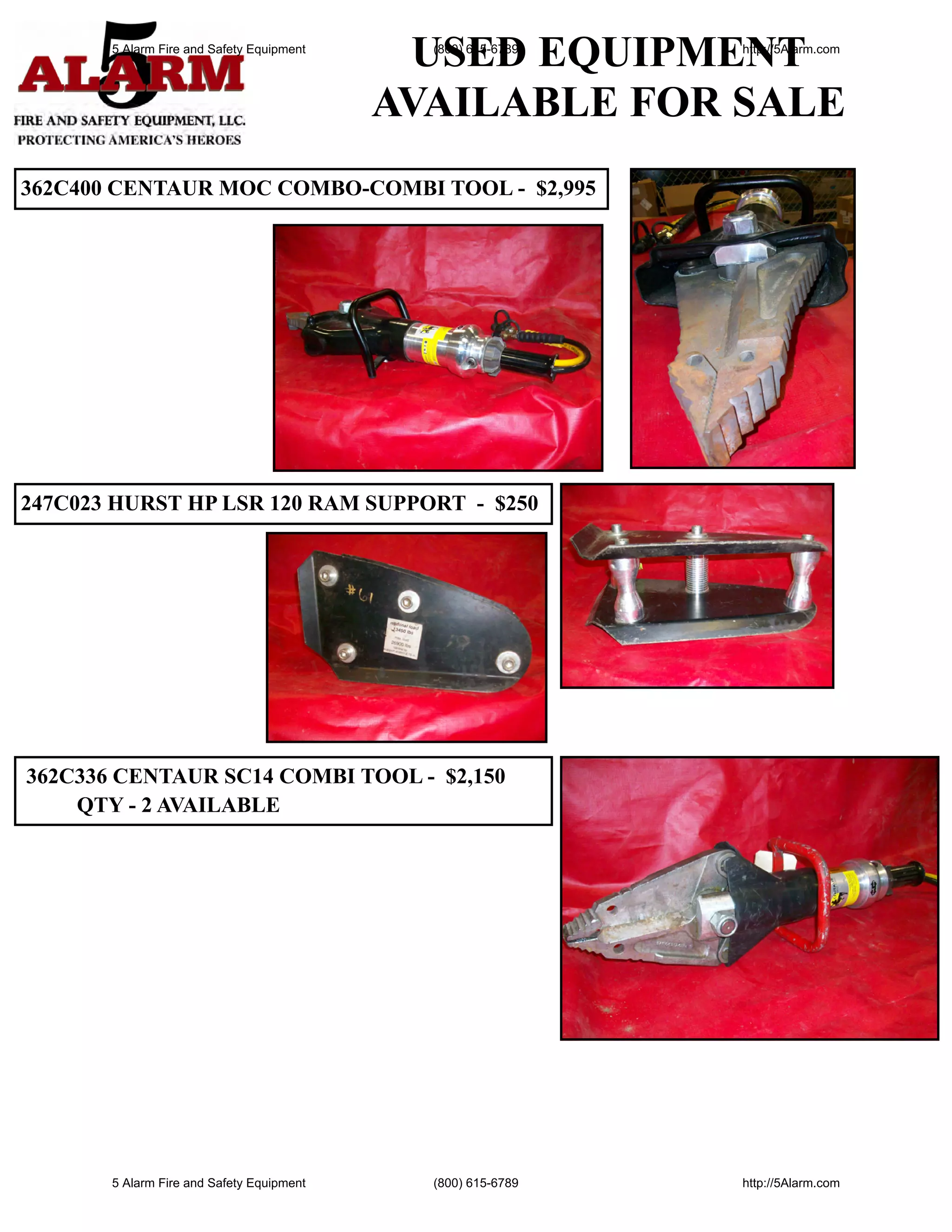 Used Fire Equipment Flyer | PDF