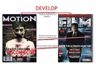 USE DEVELOP CHALLENGE Magazine Cover | PPT