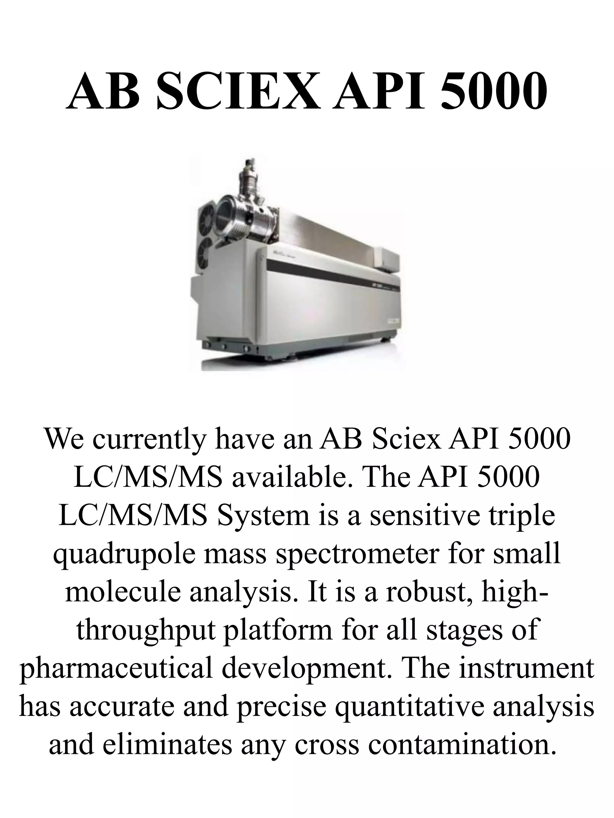 Used Mass Spectrometry | PDF