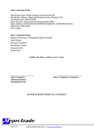 Full Corporate Offer Used Rail R-50 / R - 65 | PDF