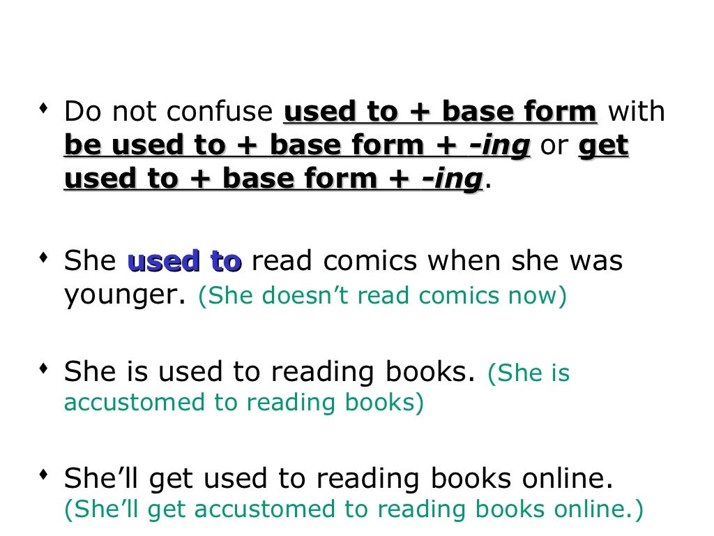 Used To Used To