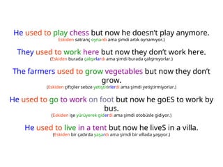 used to past habits konu anlatımı ve örnekler | PPT