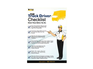 The Truck Driver Checklist | PPTX