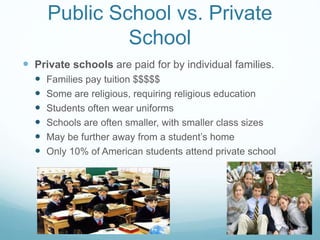 Us Education System (Elena Herrera) | PPTX