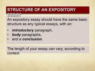 (Use)expository essays | PPT