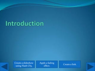 Use flash to create a fading image slideshow (1) | PPTX