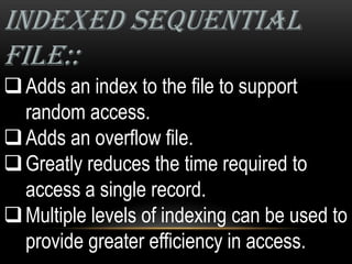 file system in operating system | PPTX