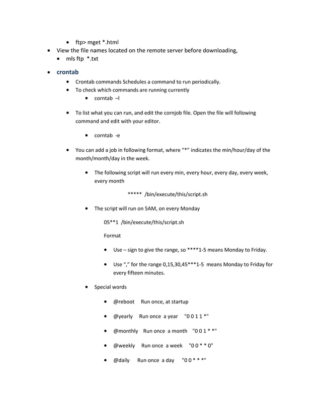 Useful linux-commands | PDF