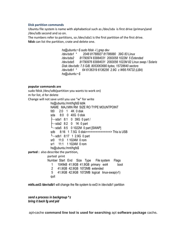 Useful linux-commands | PDF