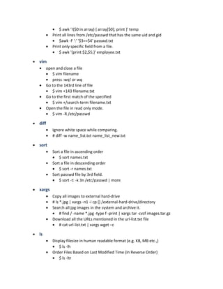 Useful linux-commands | PDF