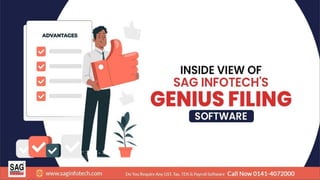 Types of 6 Useful Modules of Genius Tax Software | PPT