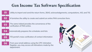 Types of 6 Useful Modules of Genius Tax Software | PPT