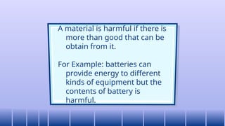ELEMENTARY SCIENCE Useful and harmful materials.pptx