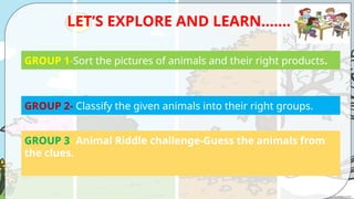 USEFUL ANIMALS grade 2 science PowerPoint presentation | PPTX