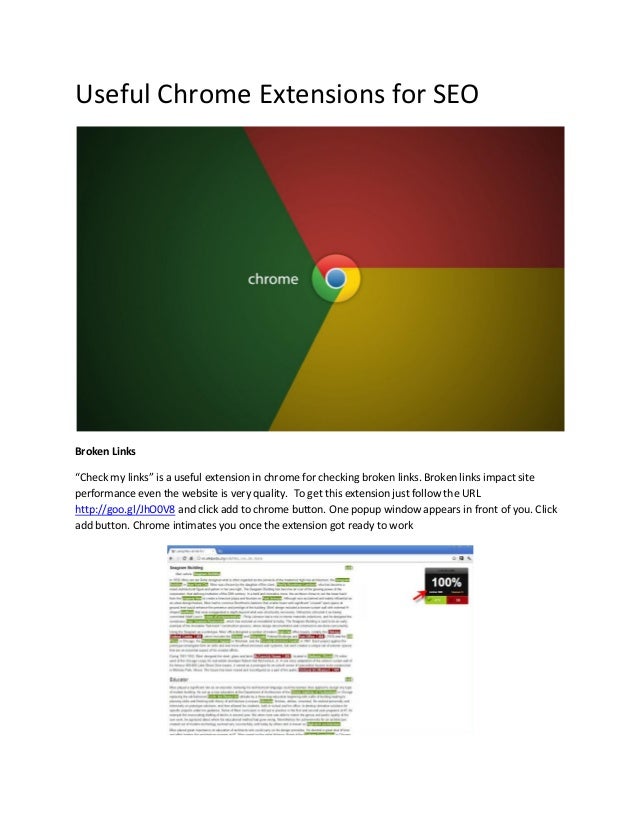 Useful Chrome Extensions For Seo 