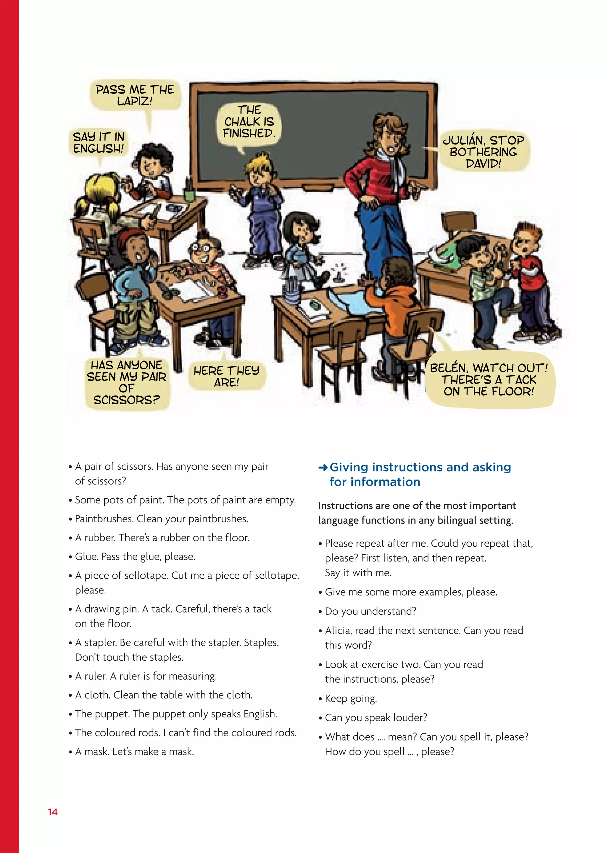 Useful Classroom Expressions 5 Minute English : http://5minuteenglish ...