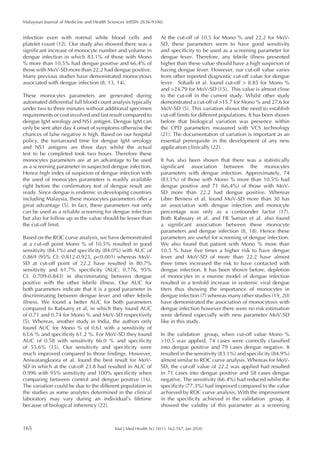 Useful clinical features and hematological parameters for the diagnosis ...